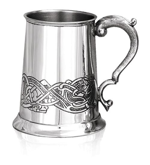 Tankard | Celtic Engraved Pewter 1 Pint - Burnett's & Struth Scottish ...