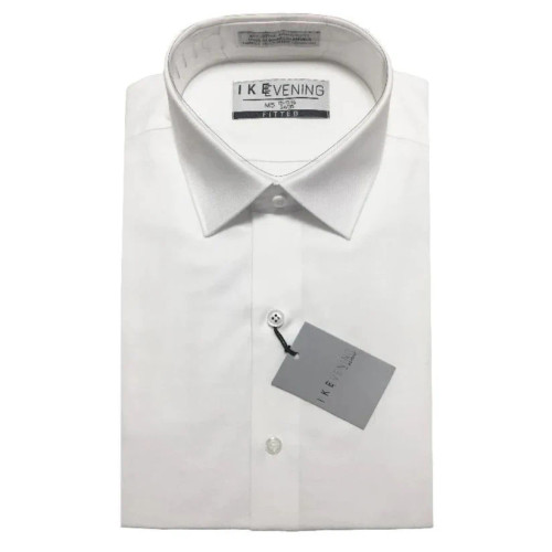 Laydown Collar Plain Shirt | Slim Fit - Burnett's & Struth Scottish Regalia