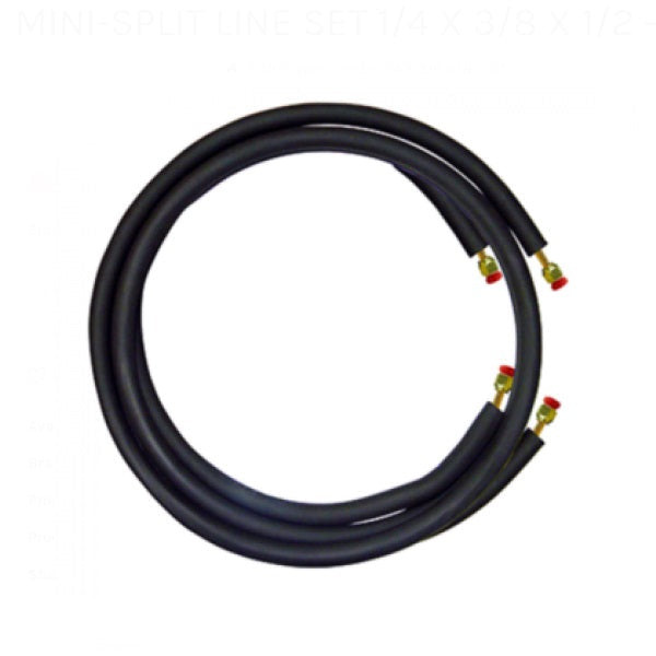 Mini Split Line Set 1/4 x 1/2 | 15 ft | LS14121215DMSF