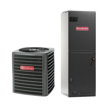Goodman 5 Ton AC System - Two Stage - 16.2 Seer2 - R32 - 24.5" Wide AH ...