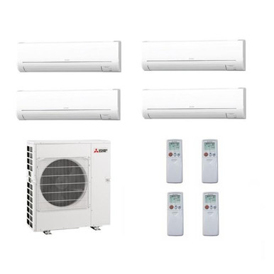 4 Zone | 6k + 6k + 9k + 9k | Mitsubishi Multi Zone Mini Split | 36,000 ...