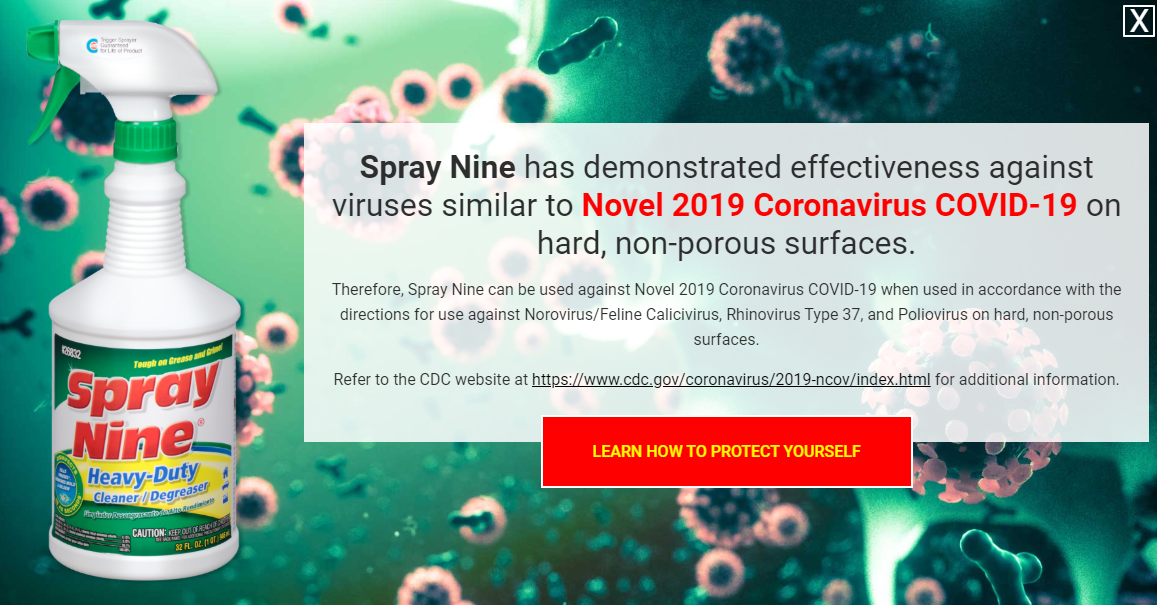 Spray Nine Heavy Duty Cleaner Degreaser - EPA & NSF Approved