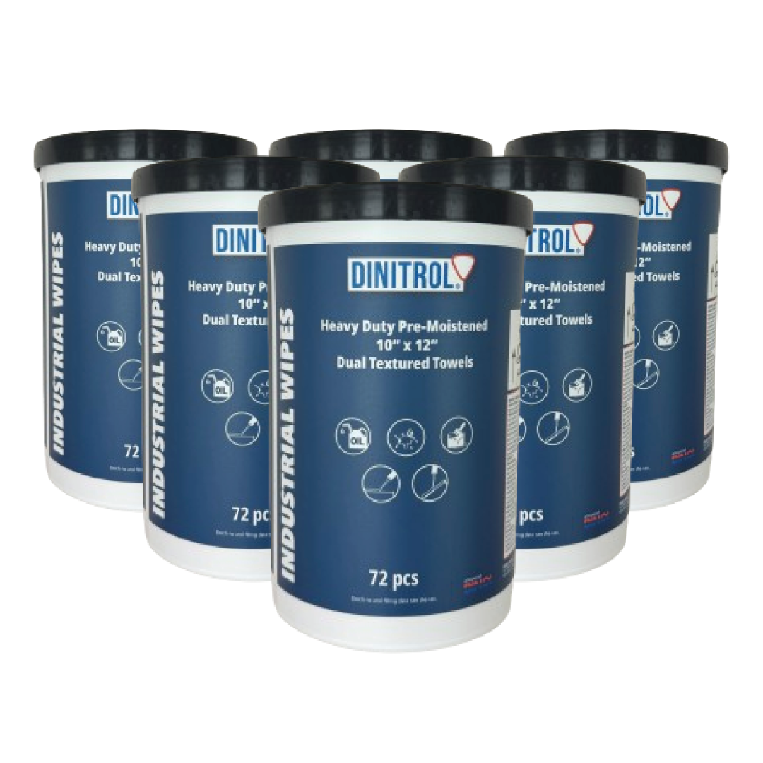 Buy DINITROL INDUSTRIAL WIPES 6-P Pack of 6 Heavy-Duty, Pre-Moistened ...