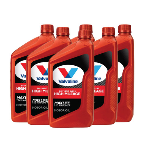 Buy Valvoline High Mileage with MAXLIFE 5w-20 Motor Oil Here