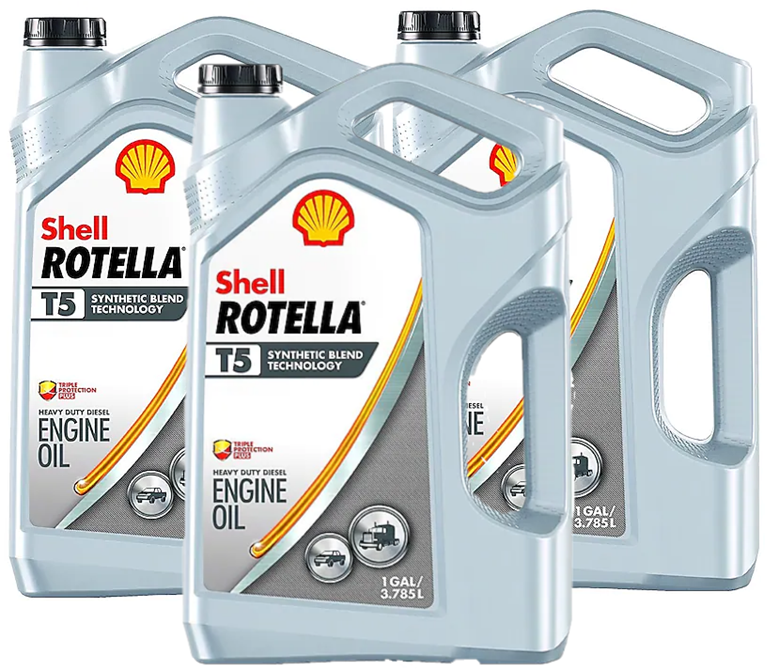 Buy Shell Rotella T5 Synthetic Blend 15w-40 Diesel Engine Oil Here