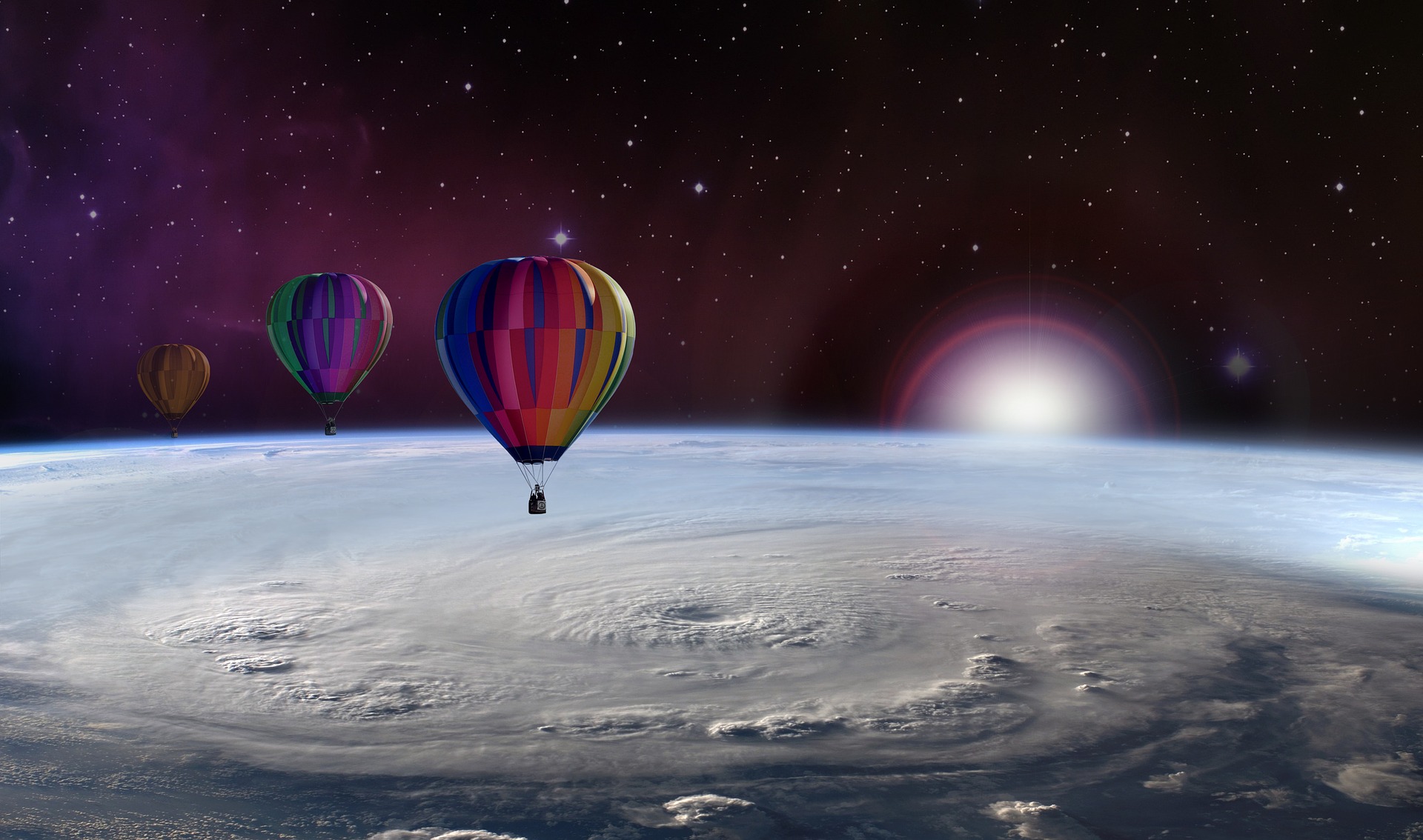 Polyethylene Balloons Keep an Eye on Hurricanes - Petroleum Service Company