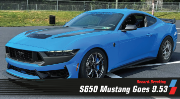 Record-Breaking S650 Mustang Goes 9.53 With Whipple-Supercharged Coyote ...