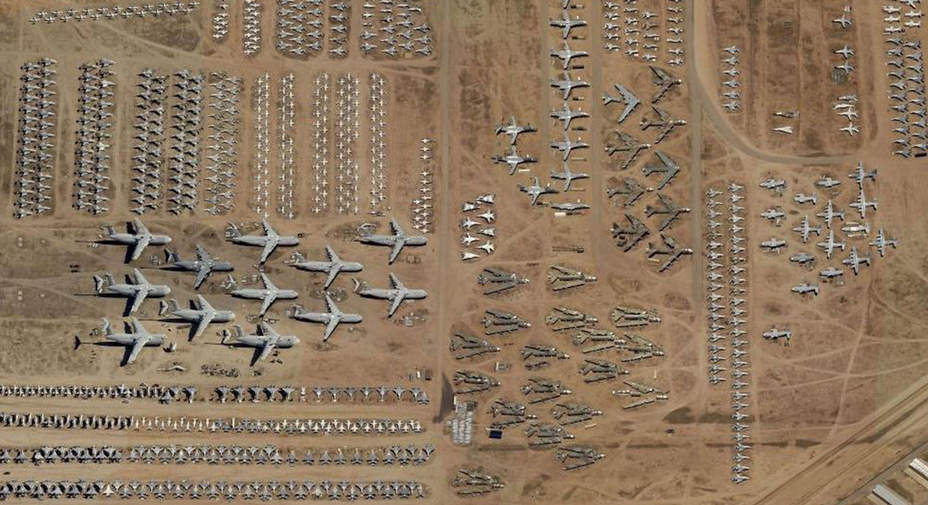 Satellite Imagery Shows World's Largest Aircraft Graveyard - Petroleum ...