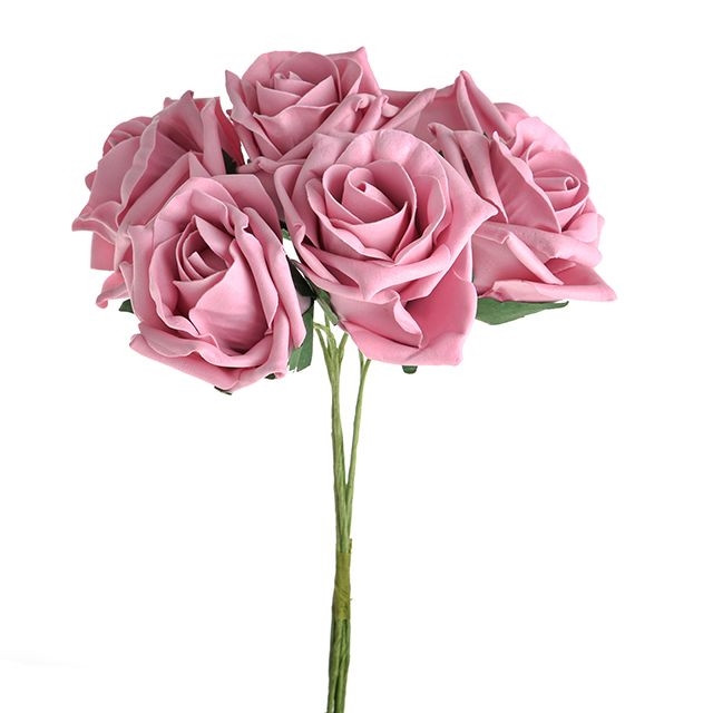 Cottage Foam Rosebud Vintage Rose - Country Baskets