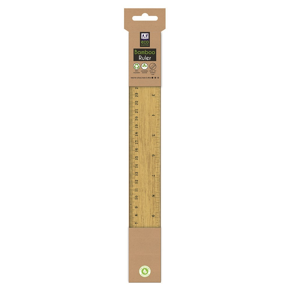 ECO Bamboo Ruler | Craft & Hobby Supplies | Country Baskets