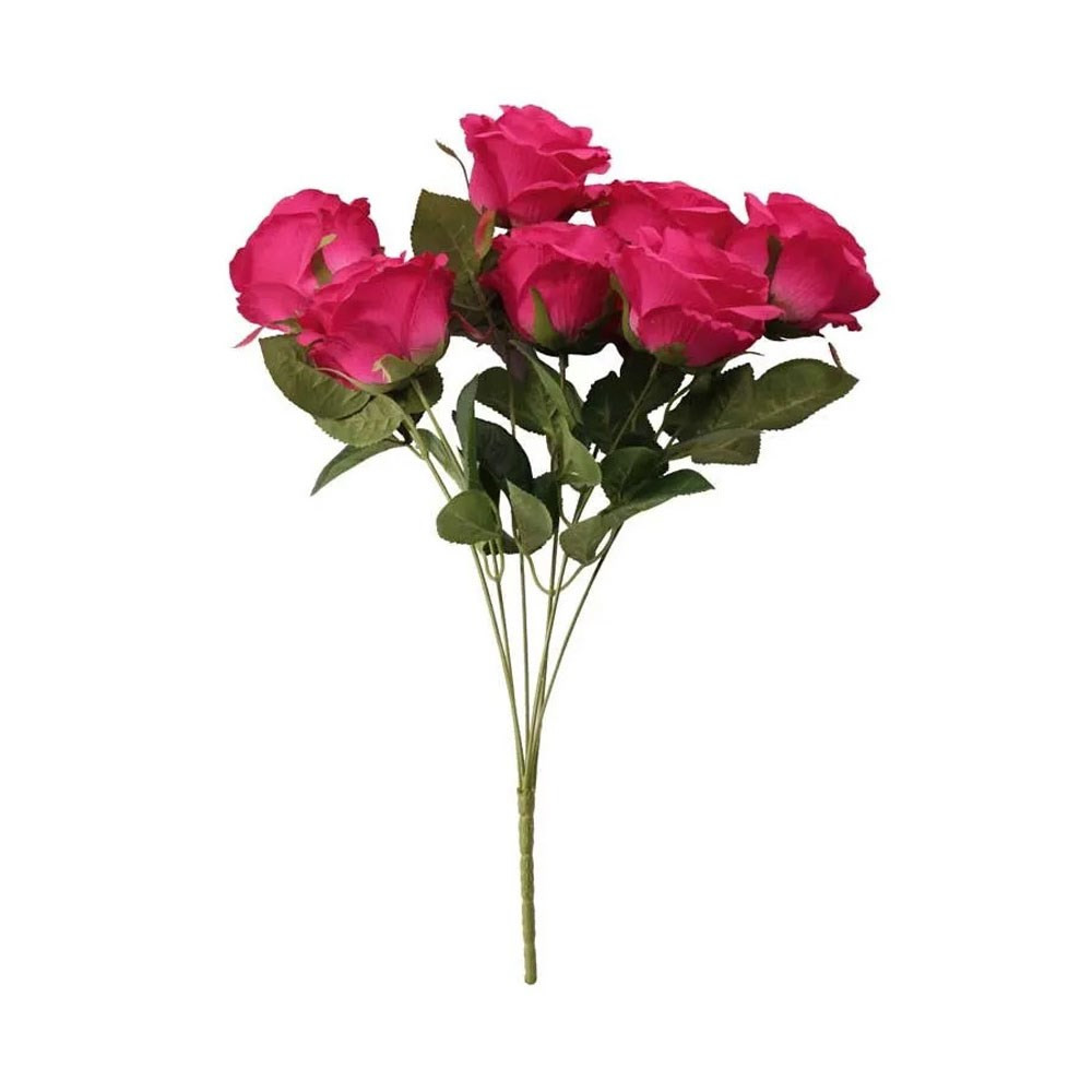 Camelot Rose Bunch Fuschia - Country Baskets