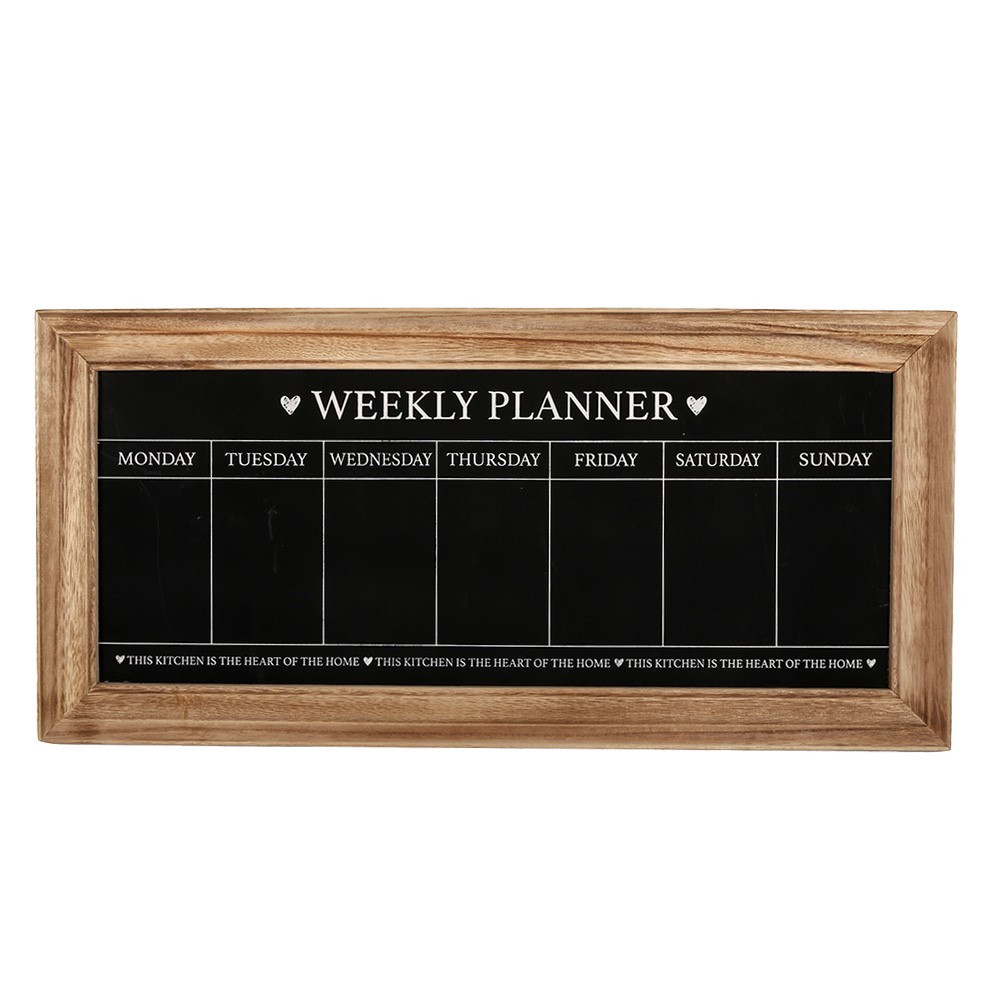 67X32Cm Chalkbrd Week Planner | Homeware | Country Baskets
