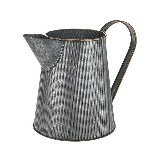 Farrah Zinc Jug Pot | Floristry Supplies | Country Baskets