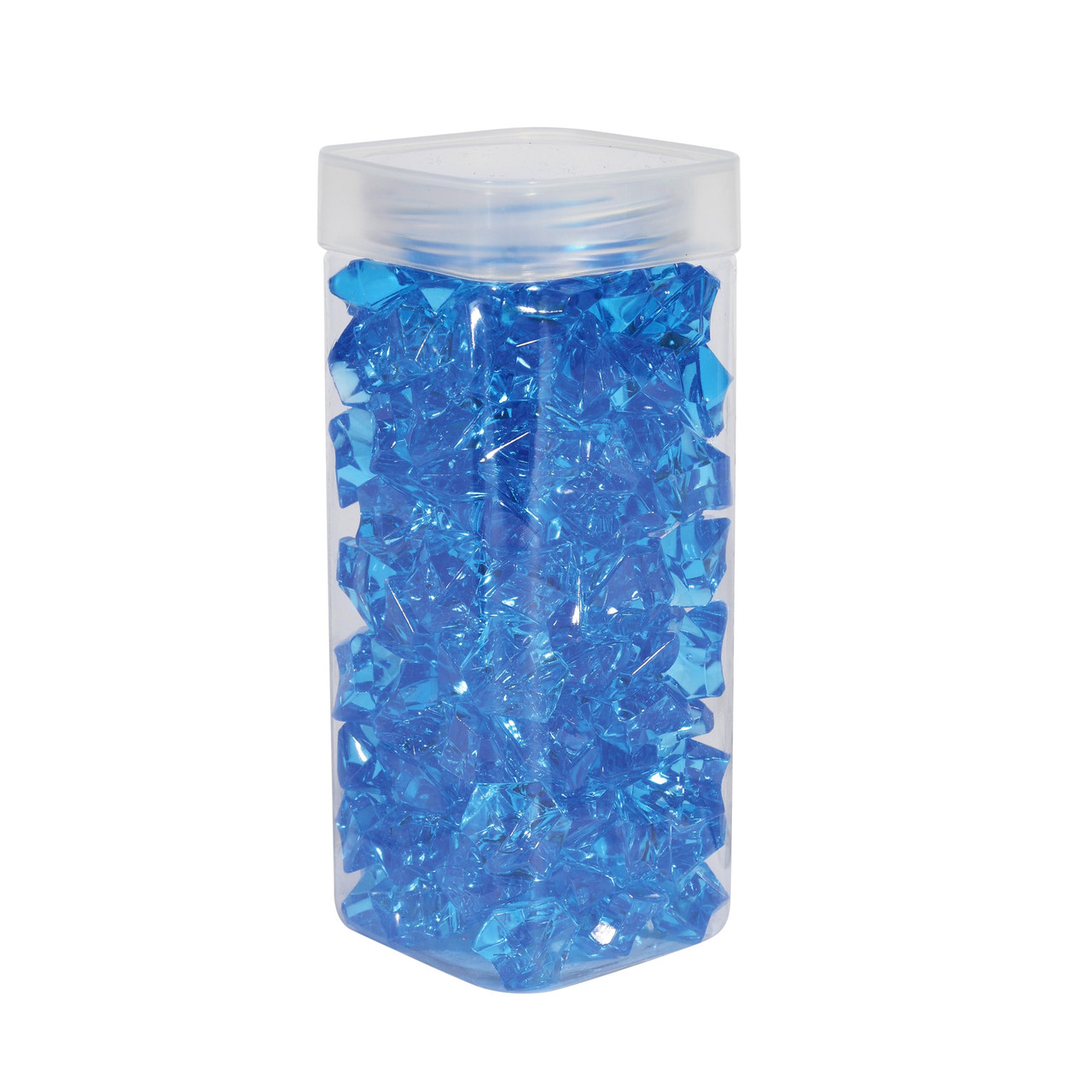 Acrylic Stones - Large -Blue - Square Jar -300gr | Vase Fillers ...
