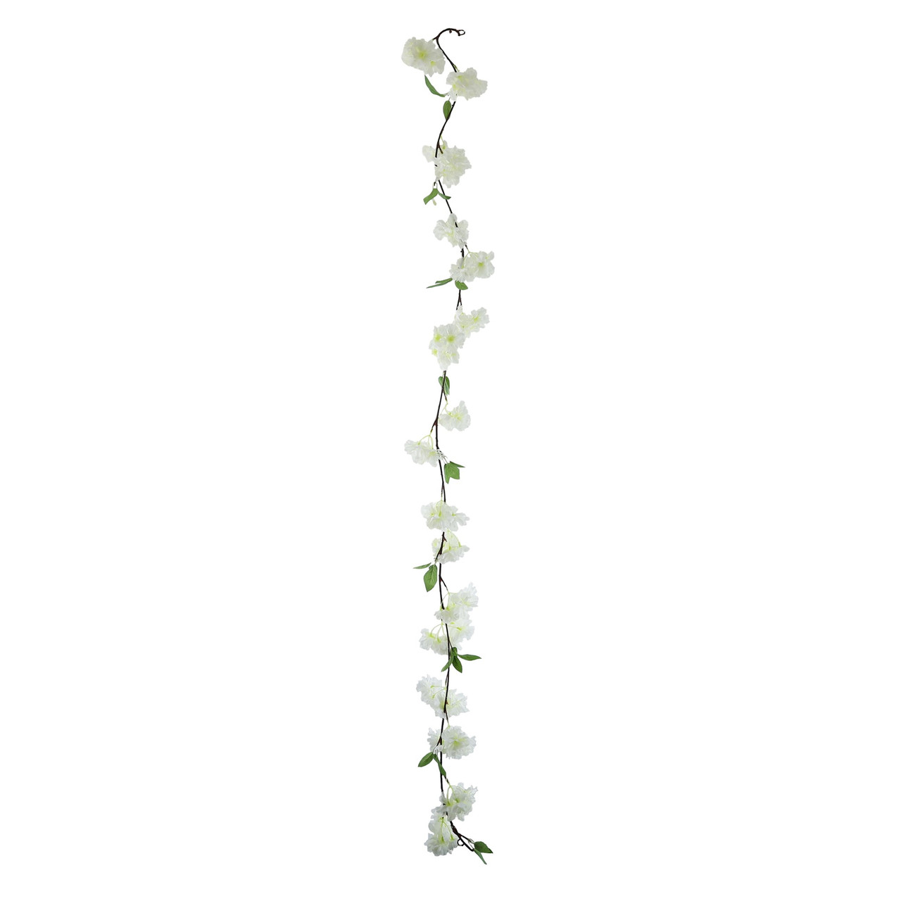 Essential Blossom Garland - White - Country Baskets