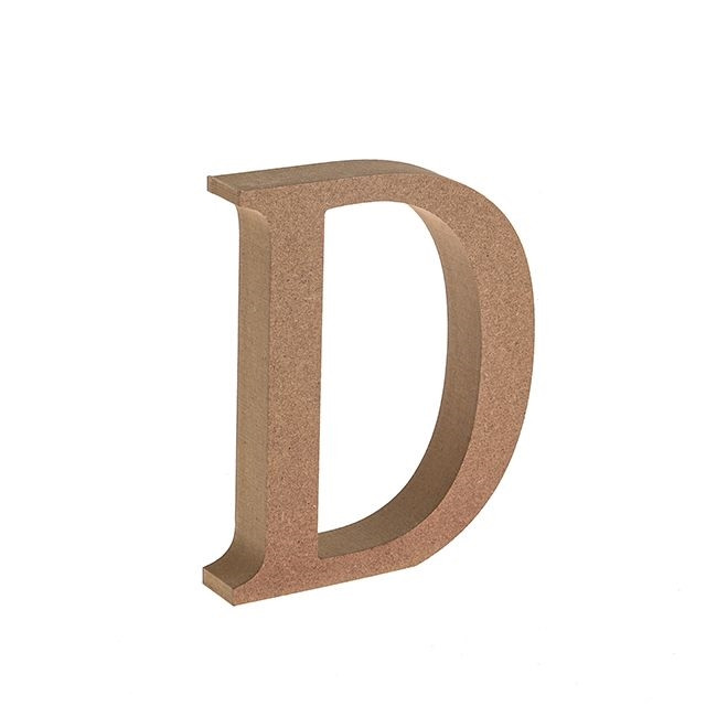 MDF Letter D | Craft & Hobby Supplies | Country Baskets