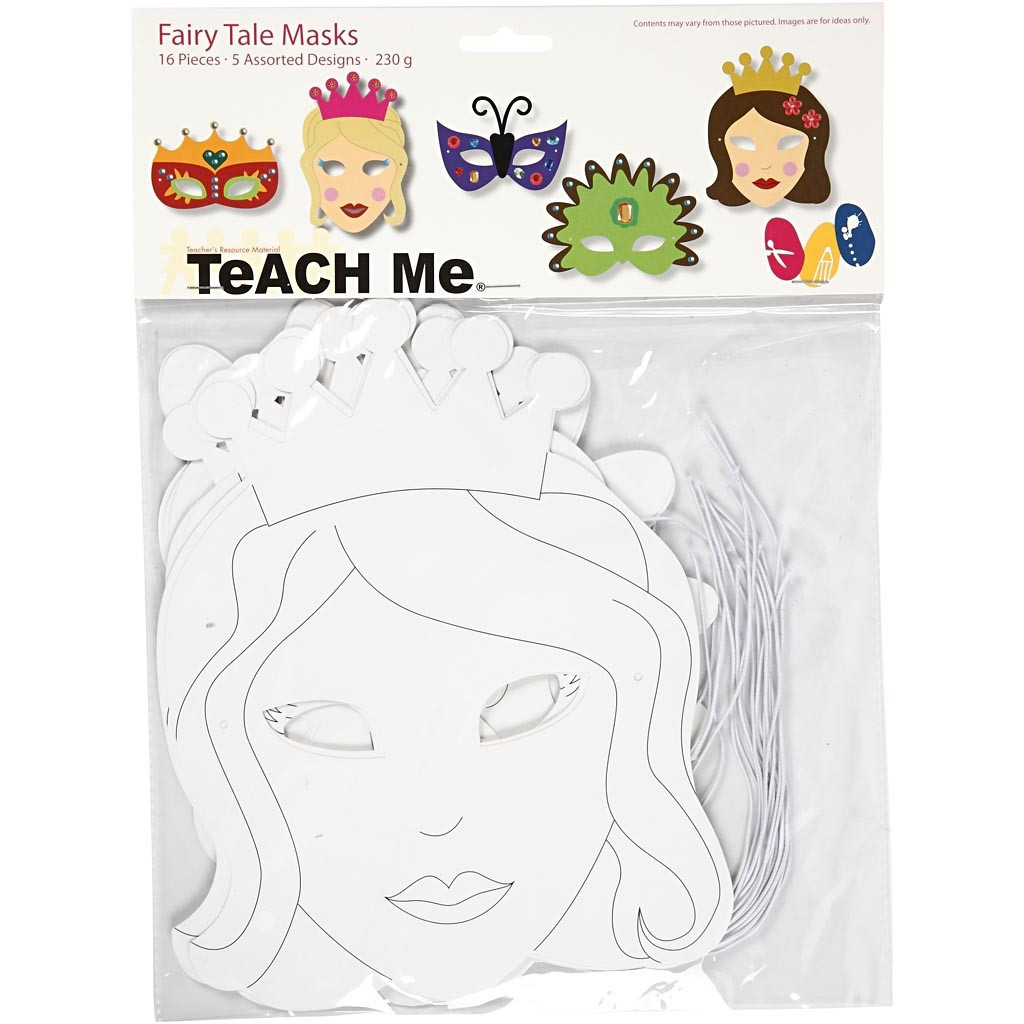 Craft Pyo Fairy Tale Masks Ass - Country Baskets