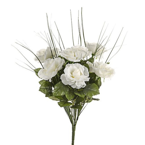 Artificial Julie Roses Bunch Ivory 37 cm | Bouquets, Bushes & Bundles ...