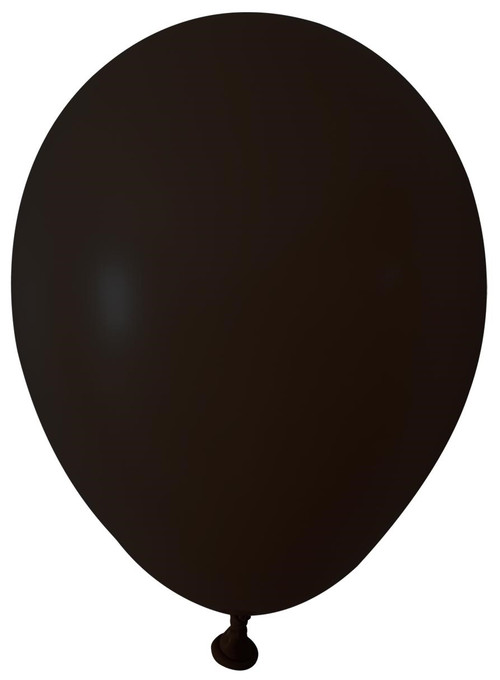 Black Round Shape Latex Balloon - 5 inch - Pk 100 - Country Baskets