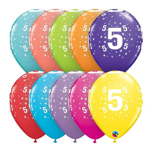 Latex number balloons store