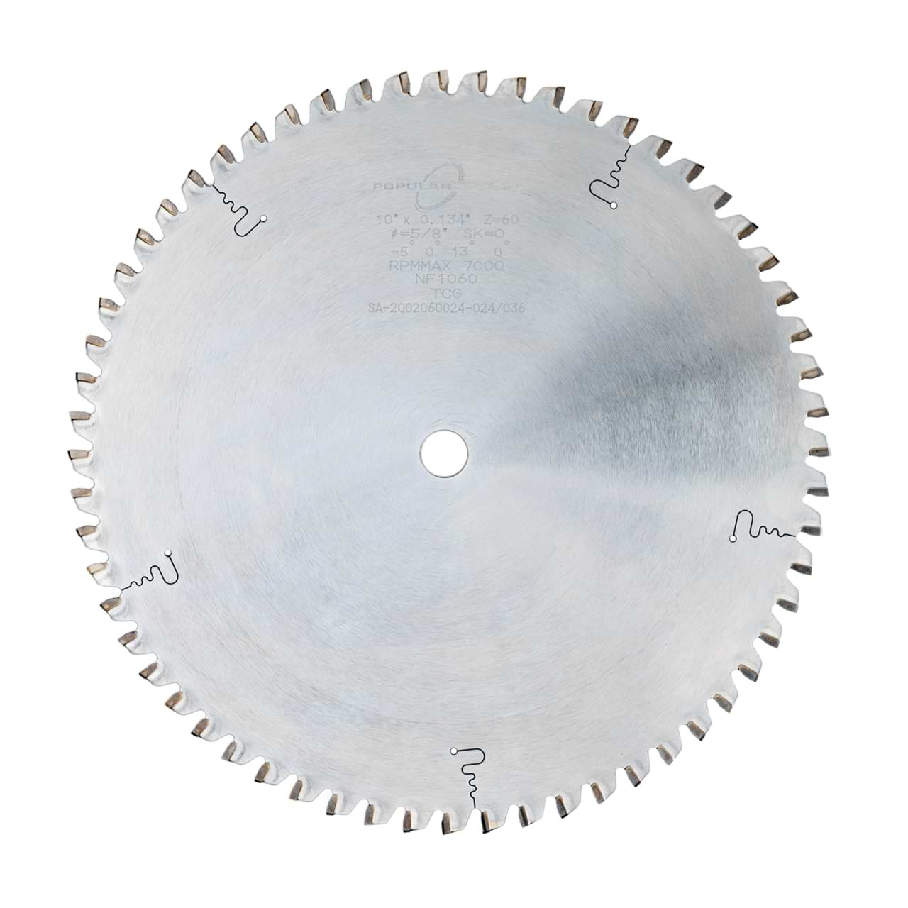 20" x 72T x 1"B TCG, Non-Ferrous Cutting Saw Blade, Popular Tools NF2072