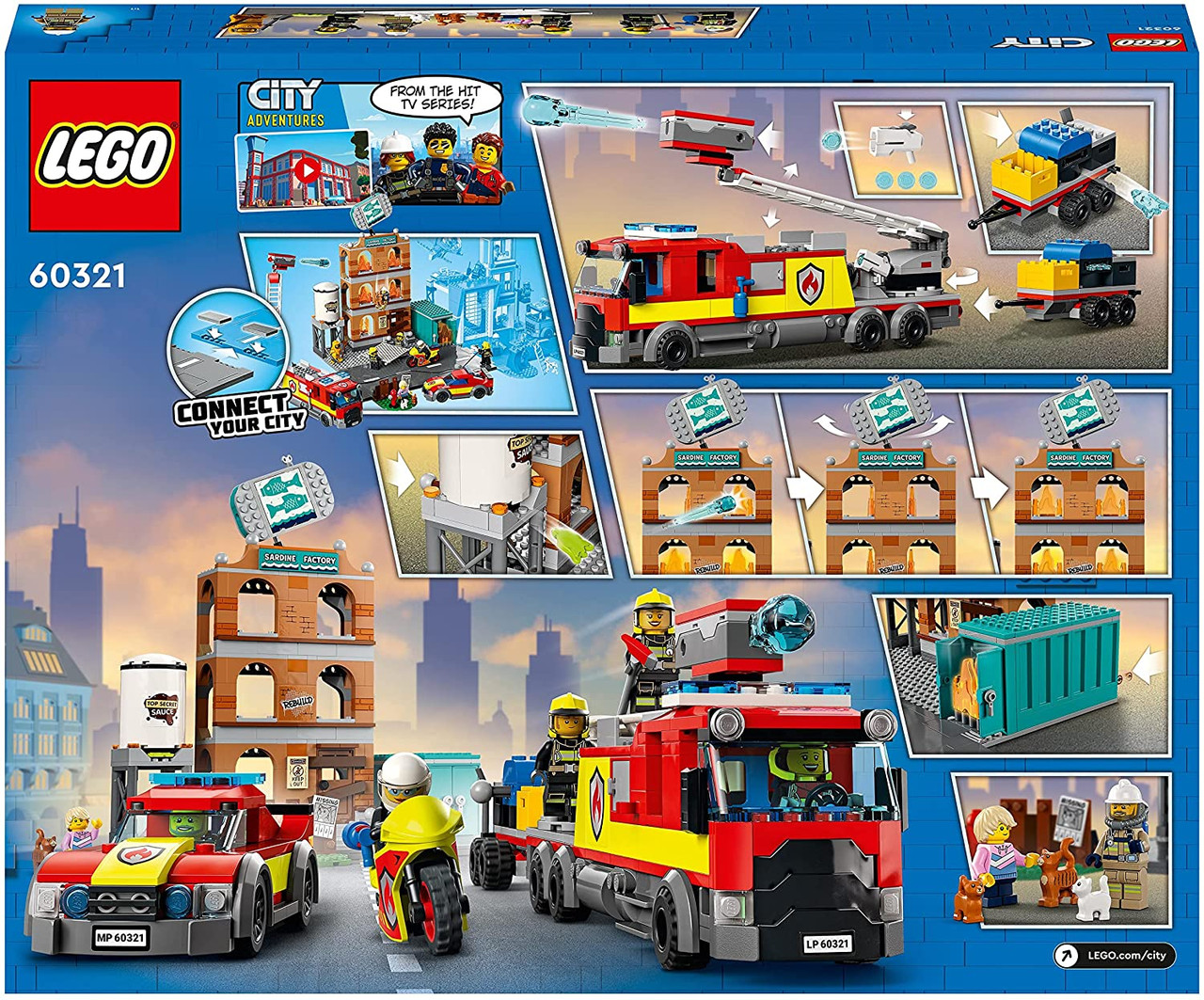 LEGO 60321 City Fire Brigade - Buzz Retailer