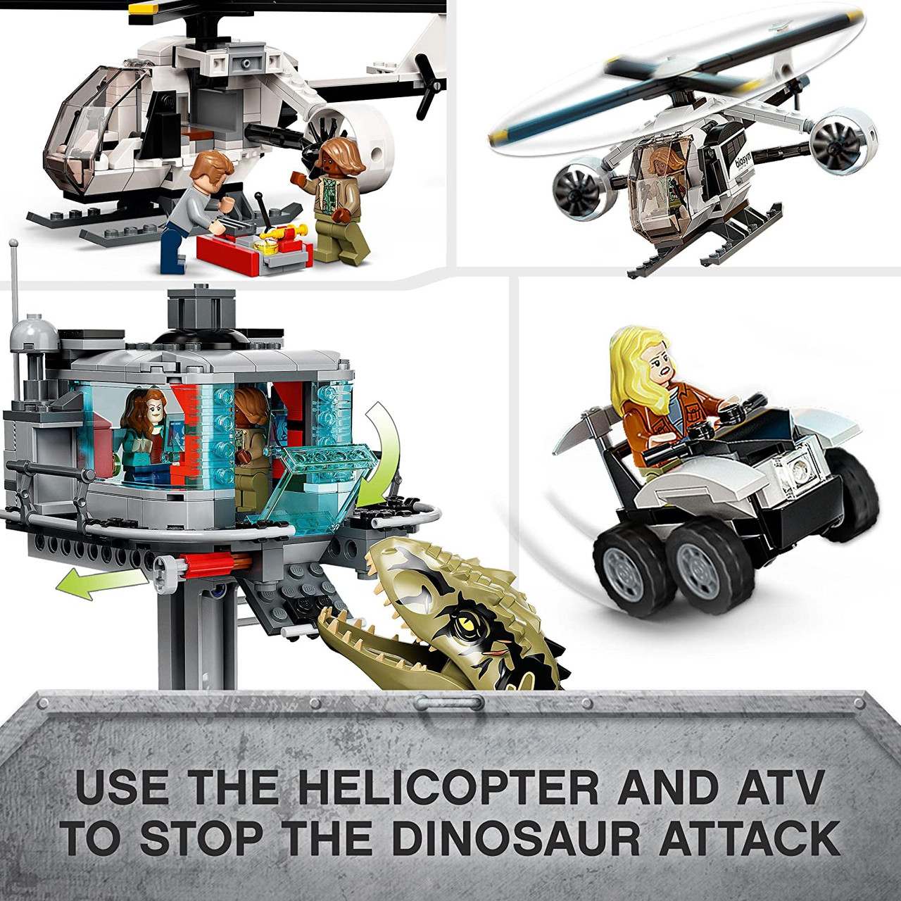 LEGO 76949 Jurassic World Giganotosaurus Attack Dinosaur Toyset - Buzz ...