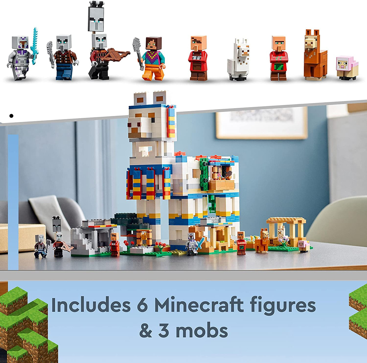 LEGO 21188 Minecraft The Llama Village Animal House Toy - Buzz Retailer
