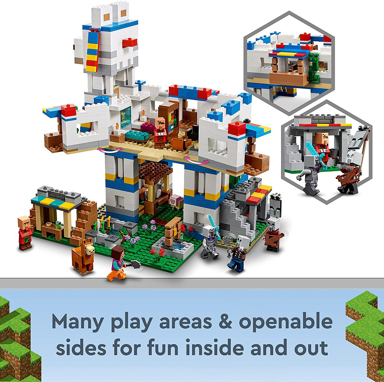 LEGO 21188 Minecraft The Llama Village Animal House Toy - Buzz Retailer