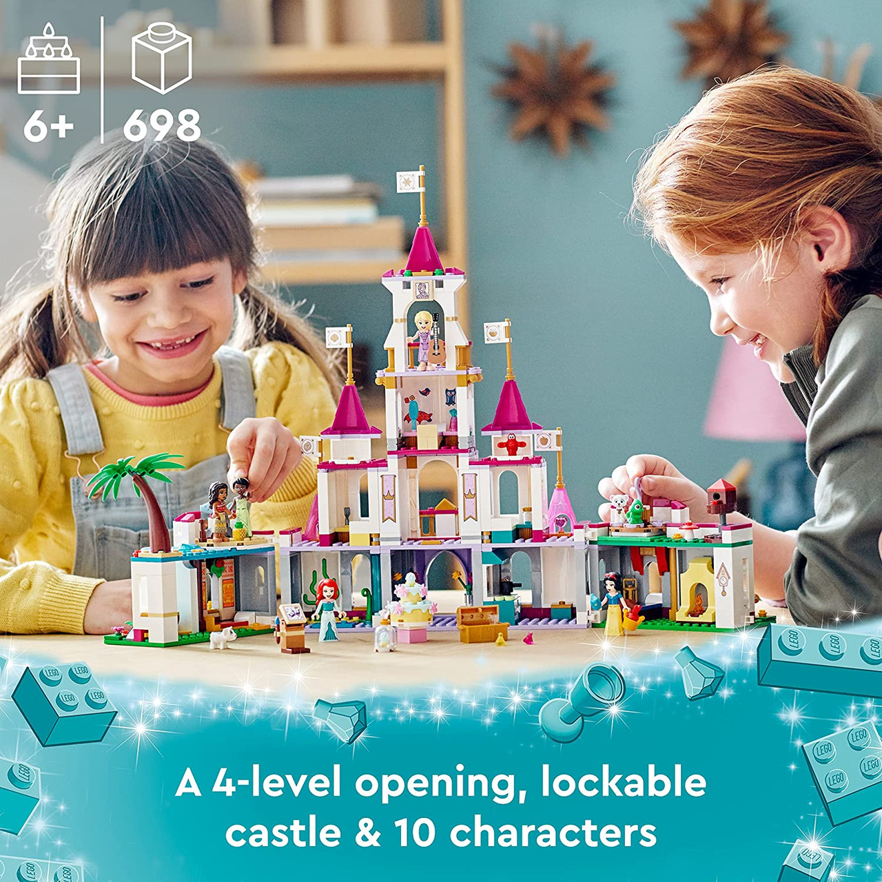 LEGO 43205 Disney Princess Ultimate Adventure Castle Playset - Buzz ...