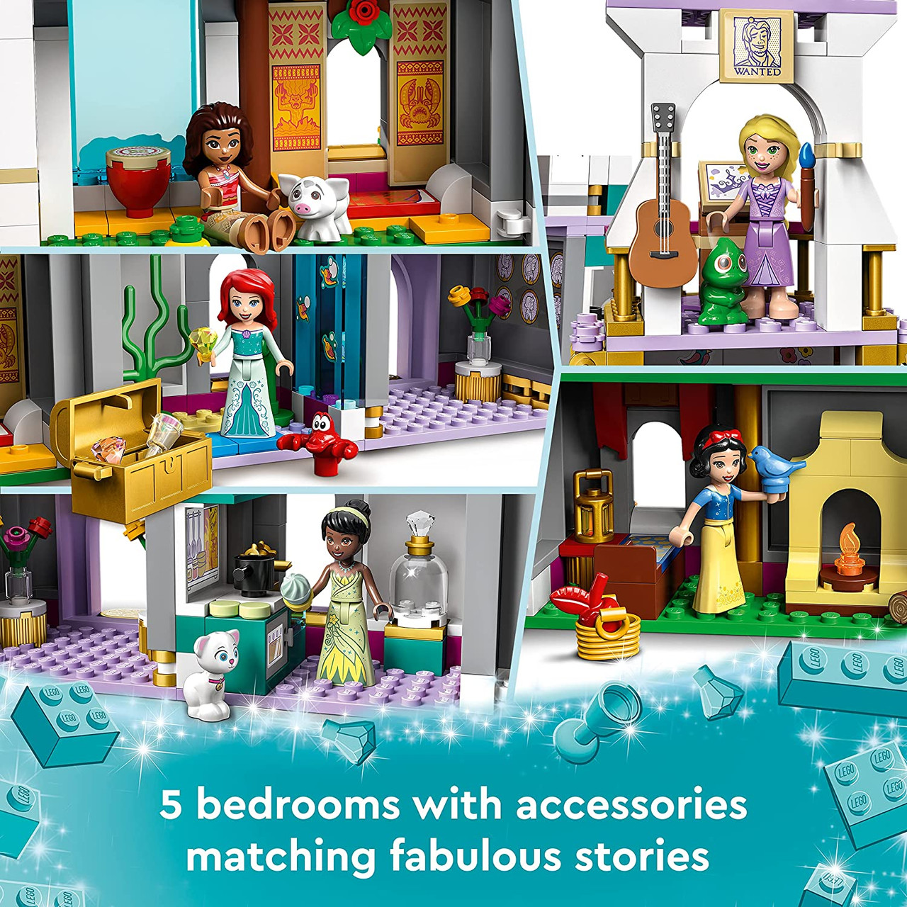 LEGO 43205 Disney Princess Ultimate Adventure Castle Playset - Buzz ...