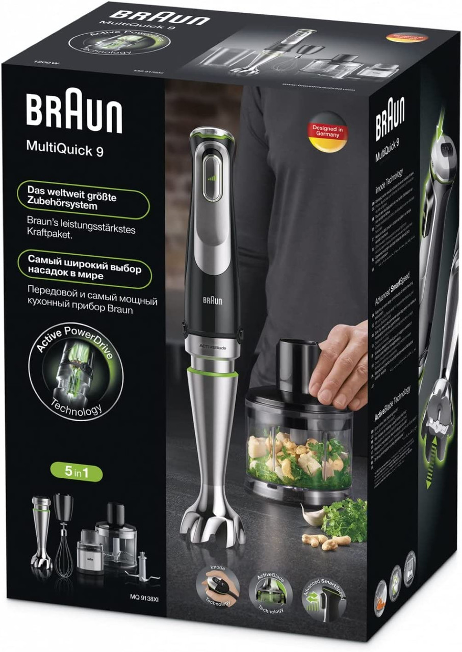 Braun MultiQuick 9 Hand blender MQ9138XI - Buzz Retailer