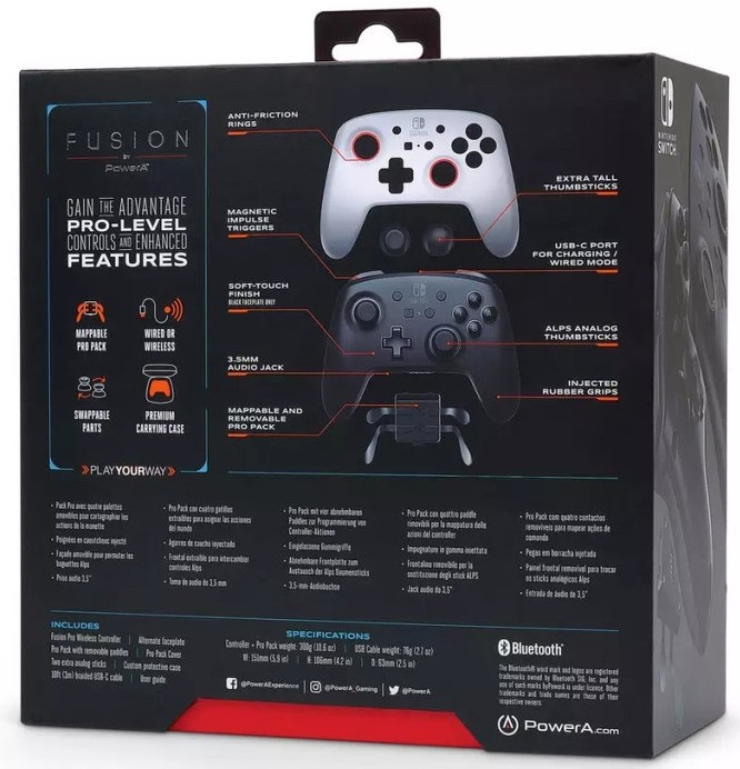 Nintendo Switch PowerA FUSION Pro Wireless Controller - Buzz Retailer