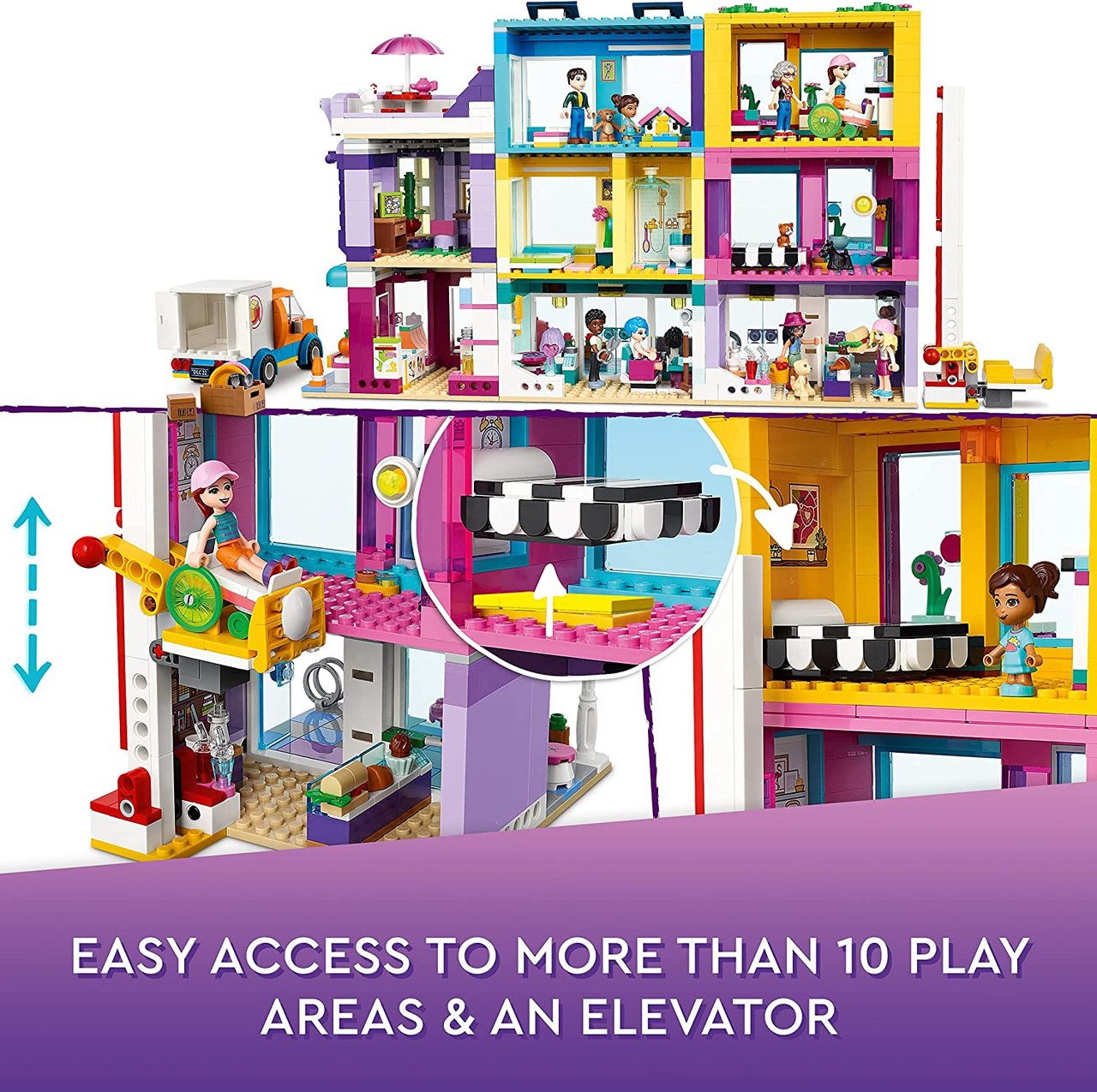 LEGO 41704 Friends Main Street Heartlake City Building Model - Buzz ...