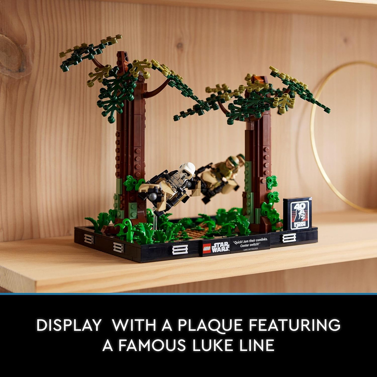 LEGO 75353 Star Wars Endor Speeder Chase Diorama Model Set - Buzz Retailer