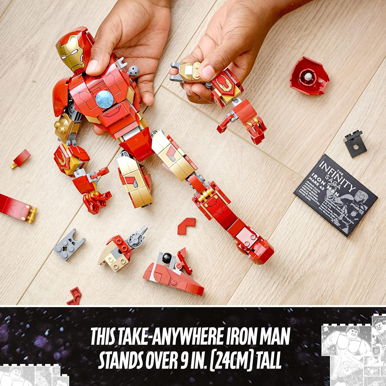 LEGO 76206 Marvel Iron Man Figure Building Toy Infinity Saga - Buzz ...