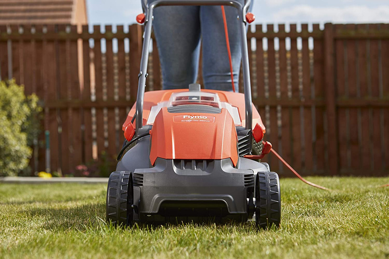 Flymo Speedi-mo 360VC Electric Wheeled Rotary Lawnmower - Buzz Retailer