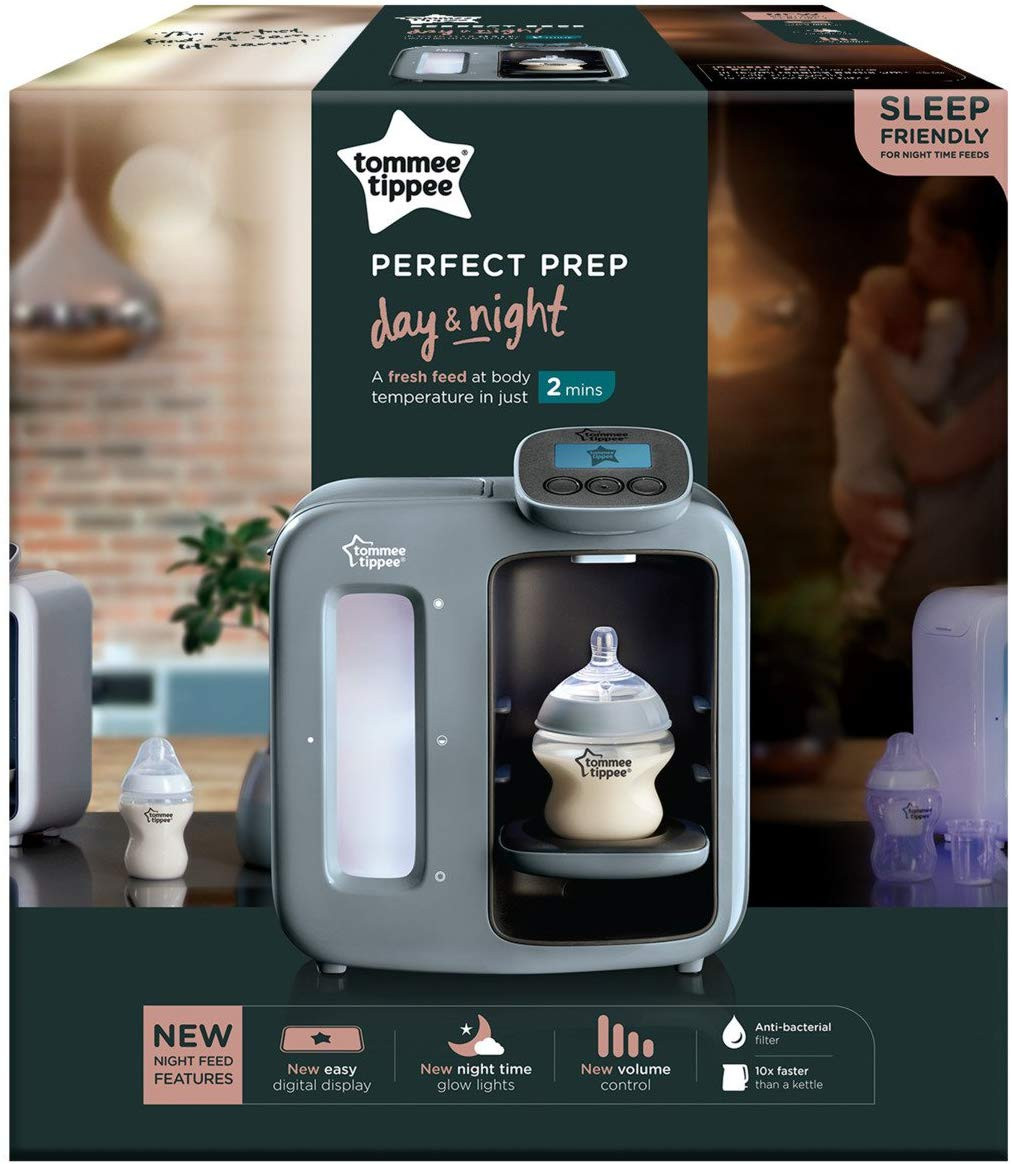 Tommee Tippee Day and Night Prep Machine - Grey - Buzz Retailer