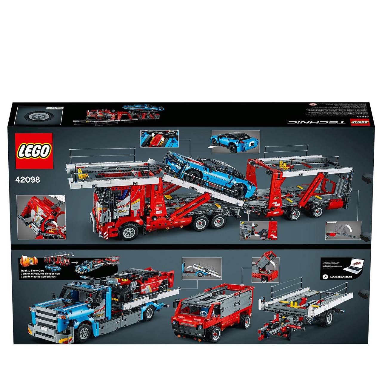 LEGO 42098 Technic Car Transporter 2 in 1 Truck Set - Buzz Retailer