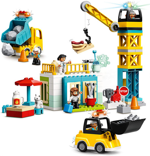 LEGO 10933 DUPLO Tower Crane & Construction Vehicle - Buzz Retailer