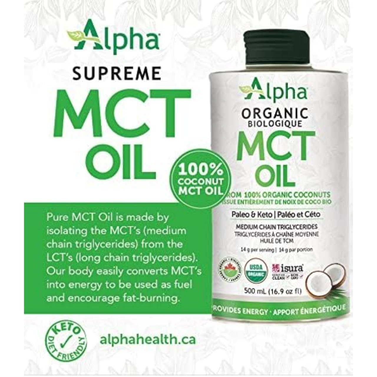 Alpha Supreme MCT Coconut Oil