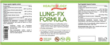 Healthology Lung-FX Formula Improve Lung Function Breathe Better Canada