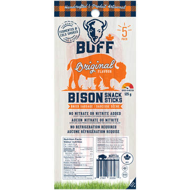 Buff Bison Snack Stick | High-Protein Snack | 125g