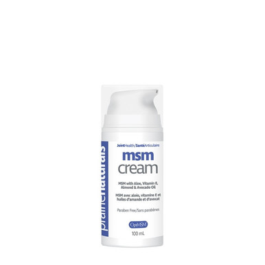 Prairie Naturals MSM Cream 100mL | Natural Joint Relief