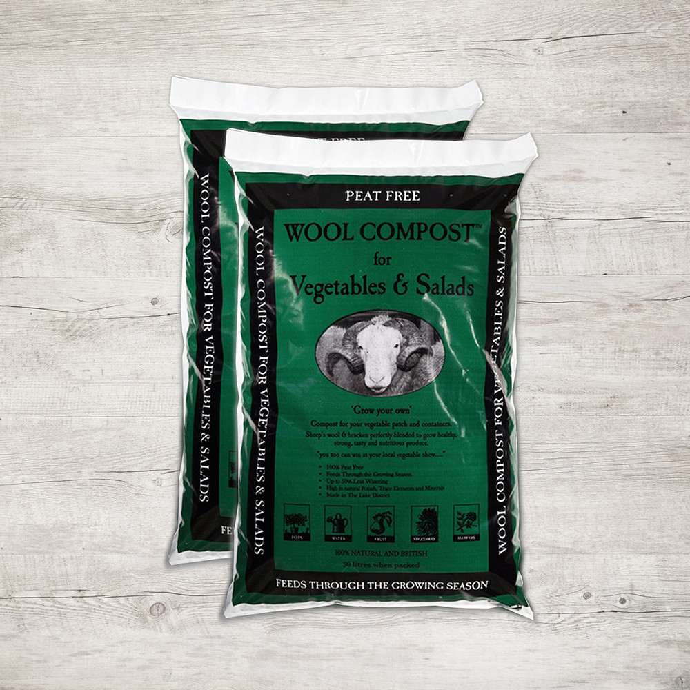 Peat Free Wool Compost for Vegetables & Salad | Sarah Raven
