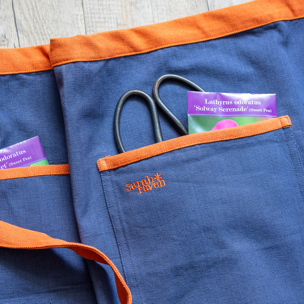 Salvia & Marigold Garden Apron | Sarah Raven