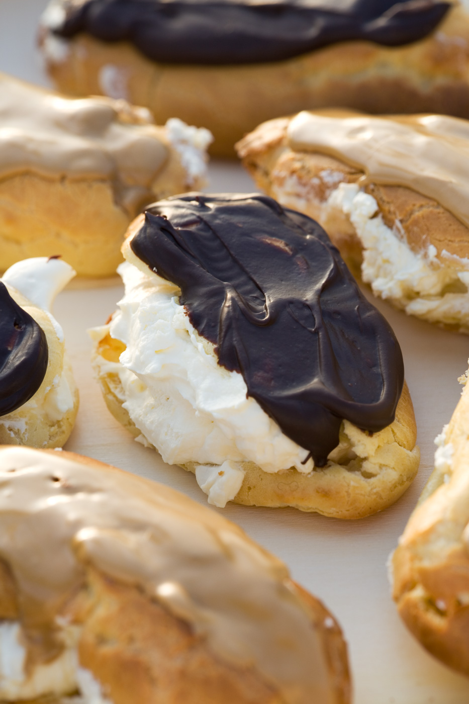 Mrs Titley's Chocolate & Coffee Eclairs Recipe | Sarah Raven