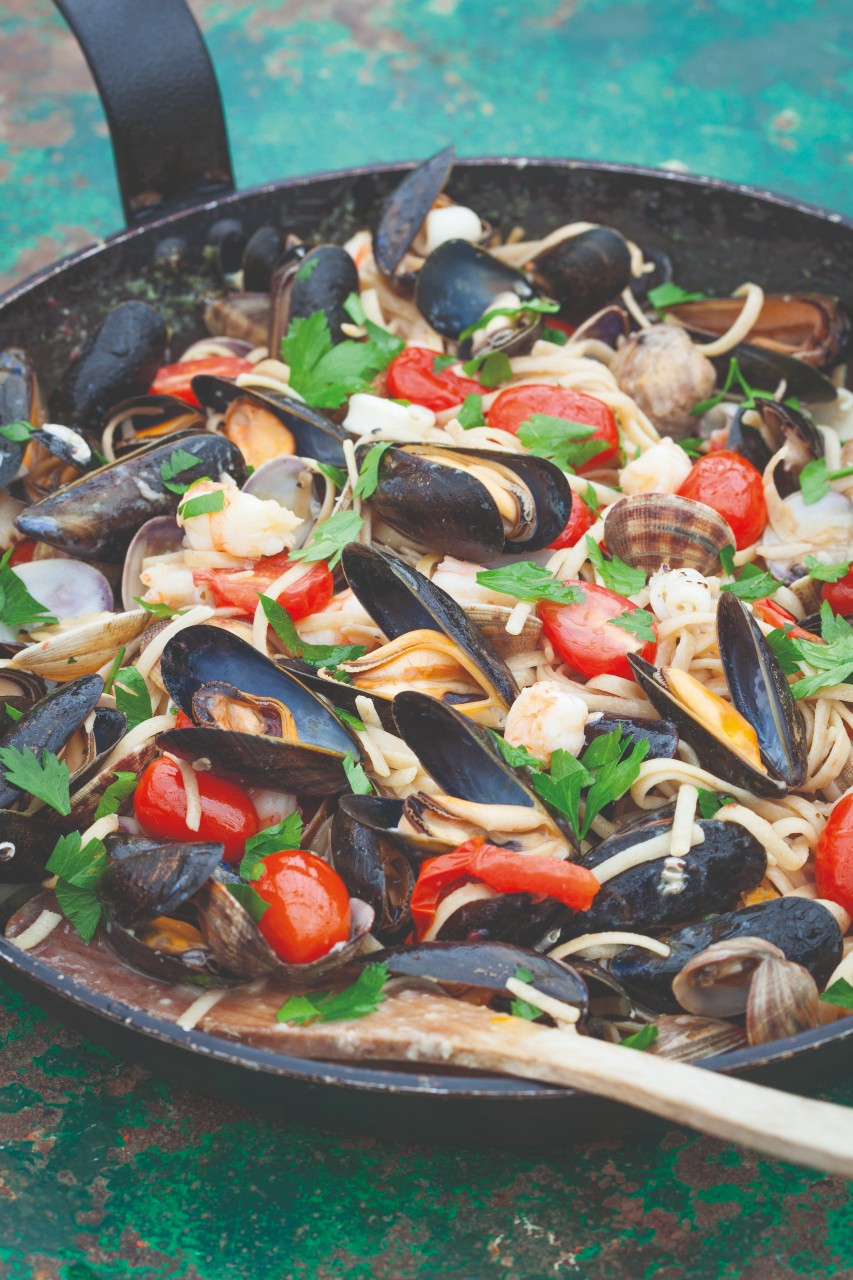 Linguine Allo Scoglio Recipe | Sarah Raven