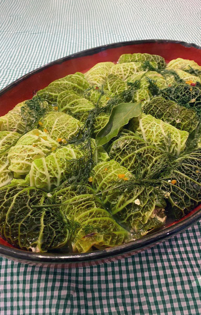 Bea's Stuffed Cabbage Leaves Recipe | Sarah Raven