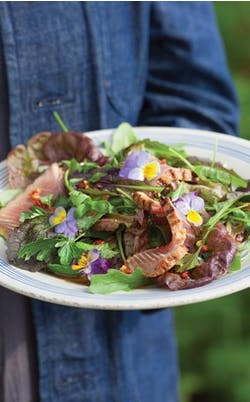 tuna tagliata recipe - Sarah Raven